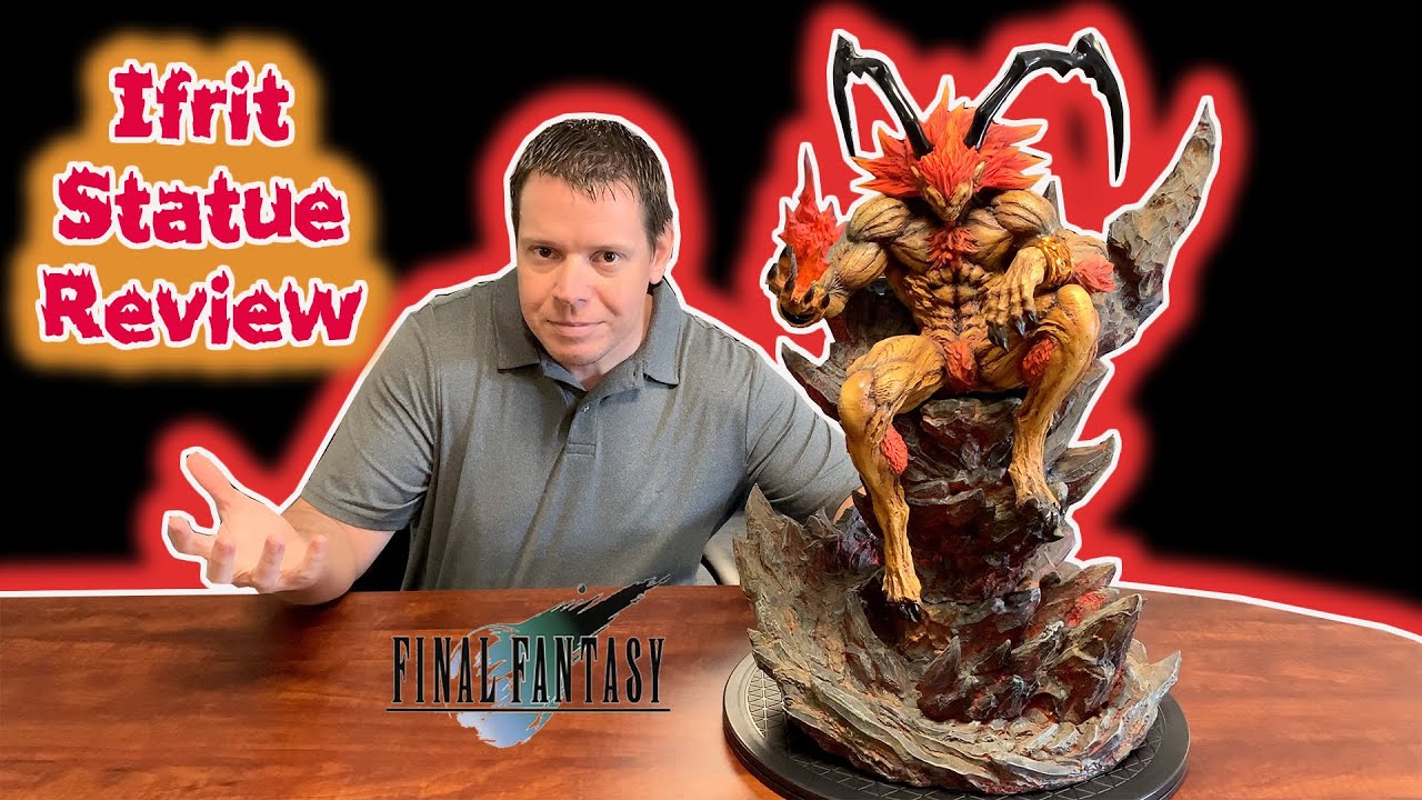 Custom FINAL FANTASY IFRIT Statue REVIEW - YouTube