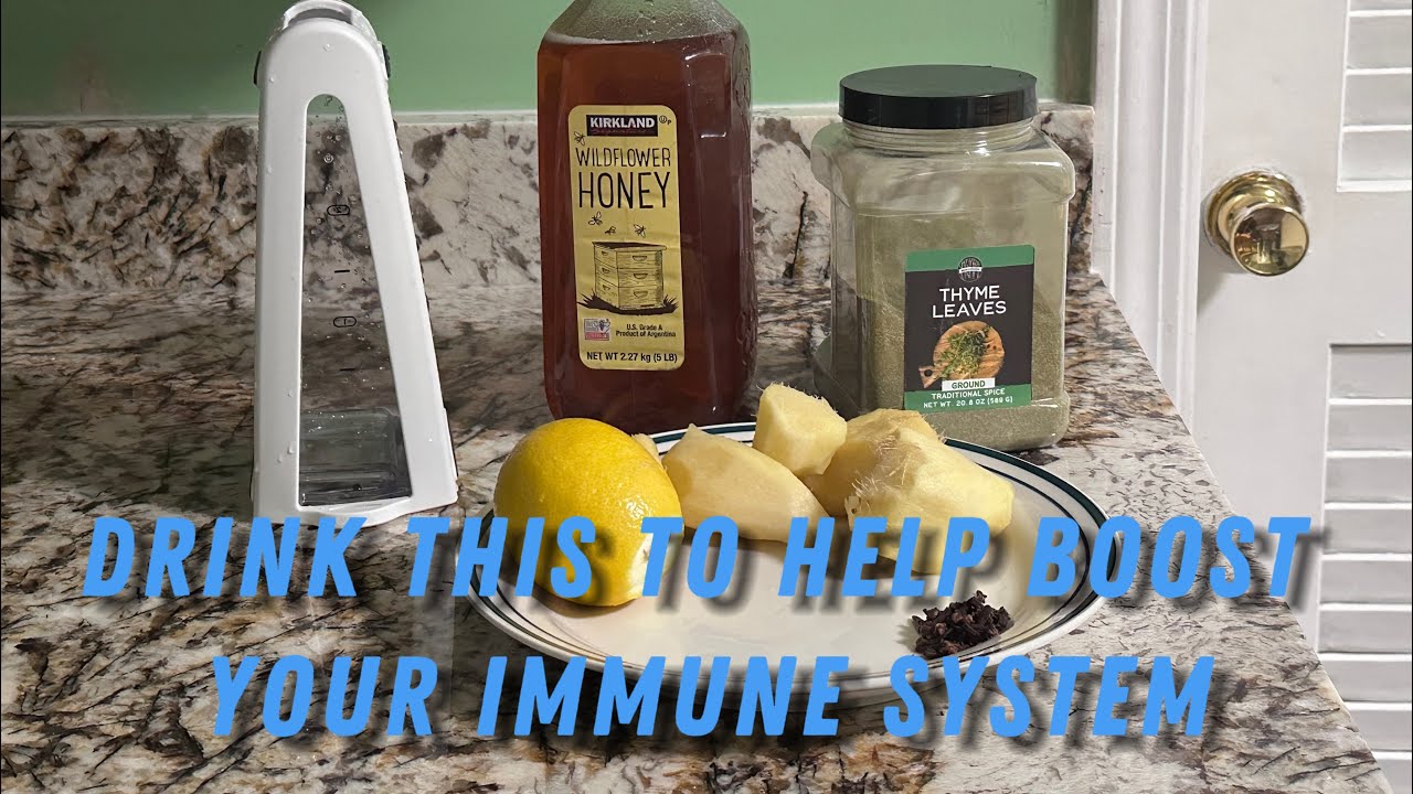 Drink this to help boost your immune system - YouTube