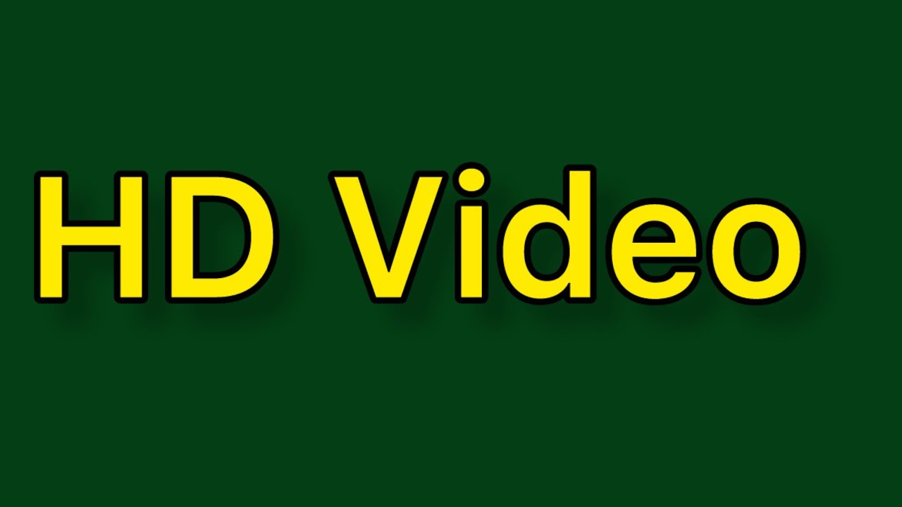 HD video meaning | HD video - YouTube