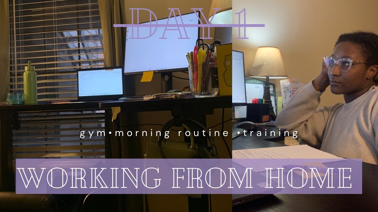 First Day WFH | A Day In My Normal Girl Life | Endo Friendly Jobs ...