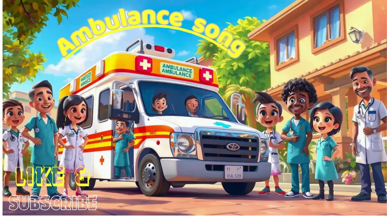Meet the Rescue Heroes! 🚑 Fun Ambulance Song for Kids | Learn About ...