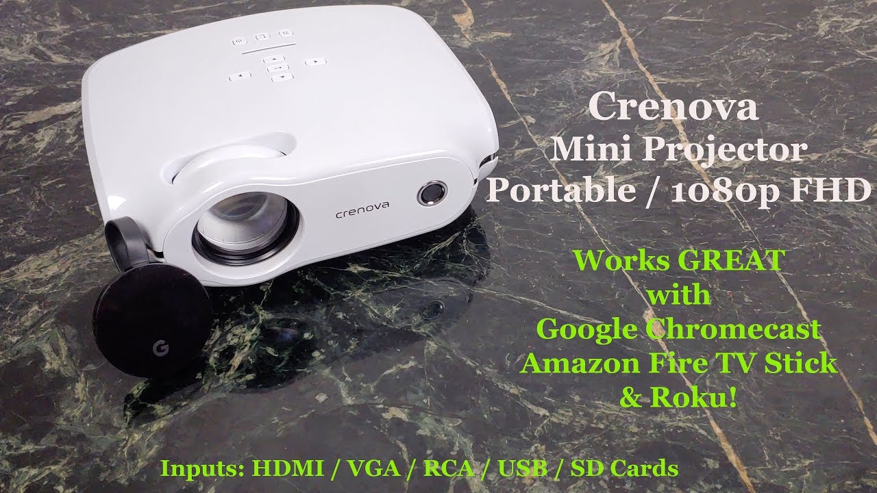 Crenova 1080p Mini Portable Projector Review - YouTube