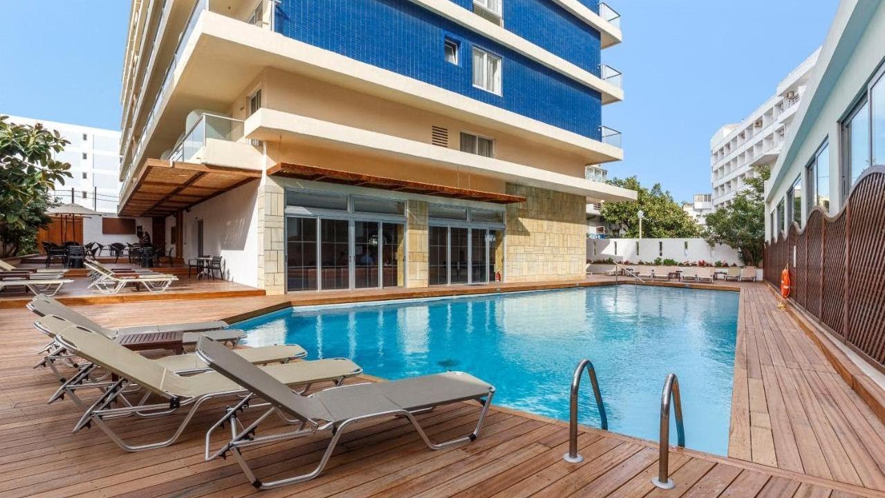 Athena Hotel, Rhodes Town, Greece - YouTube