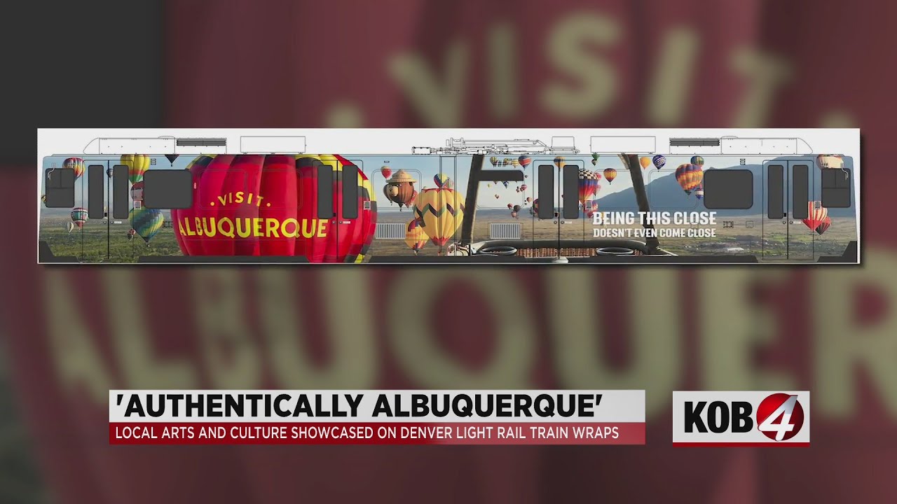 New Albuquerque-themed light rail trains coming to Denver - YouTube