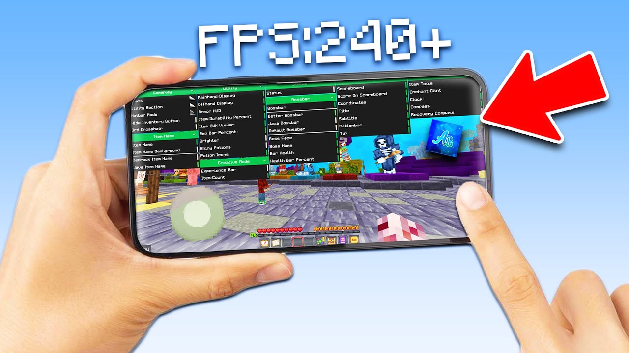 This MCPE Client Improves Gameplay FPS - AsaBetter v3 1.19 (Minecraft ...