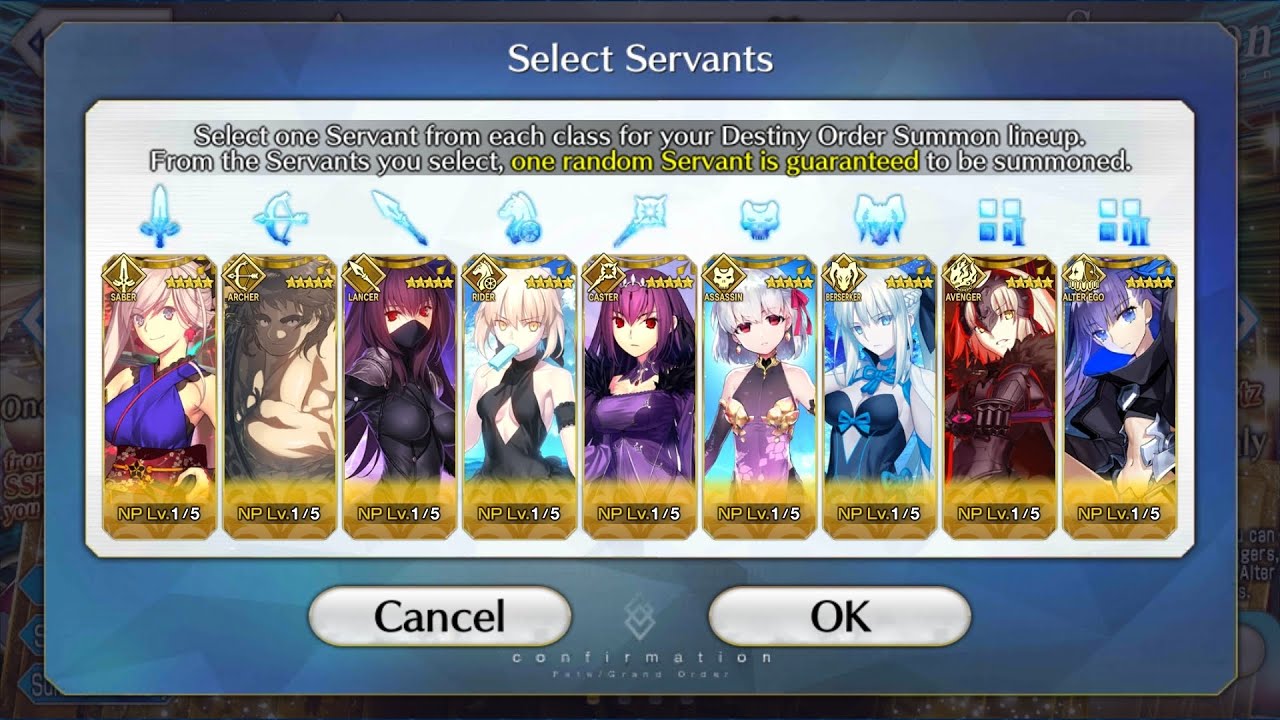 Fate Grand Order FGO NA 7th Anniversary Destiny Order Gacha - YouTube