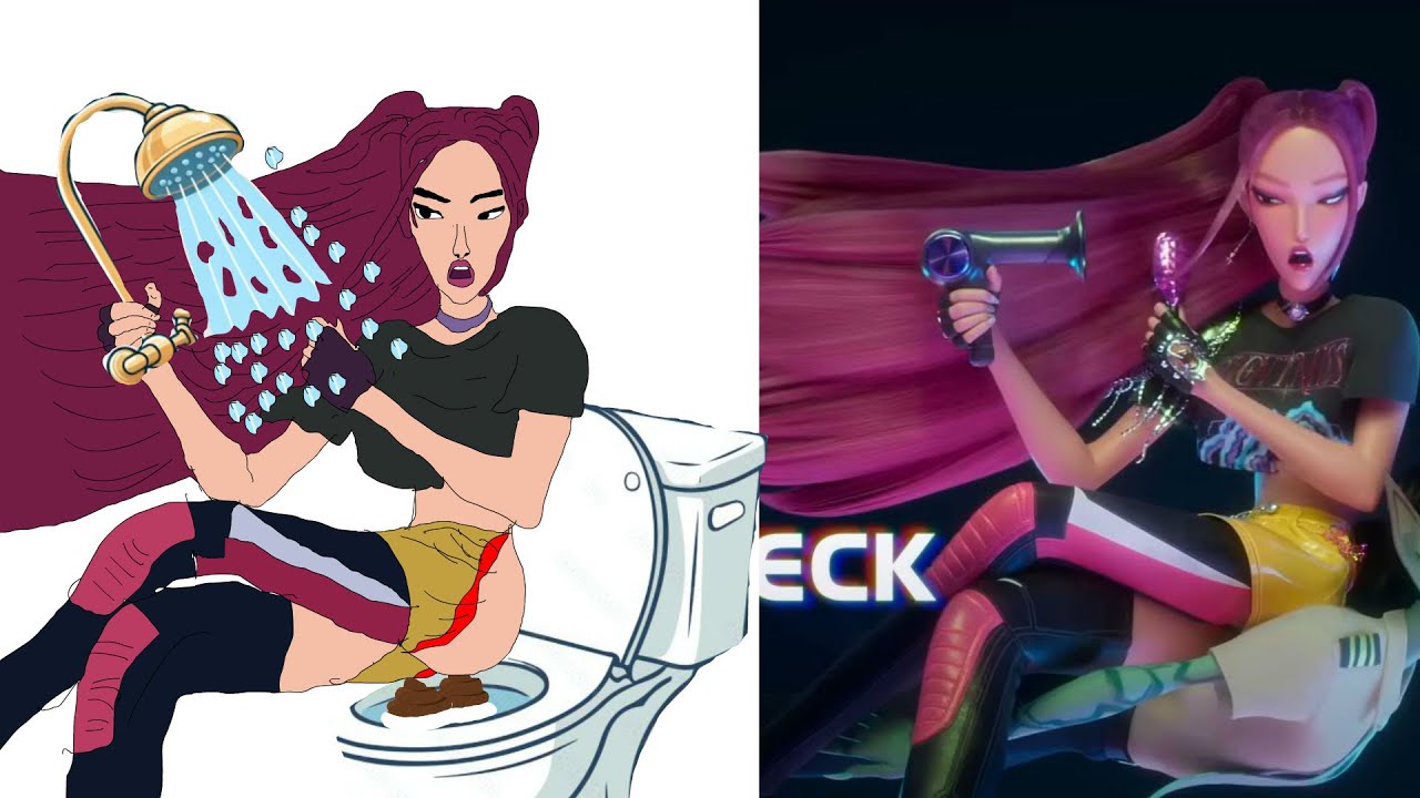 Huntrix How It's Done | Kpop Demon Hunters | Sony Animation | Drawing ...