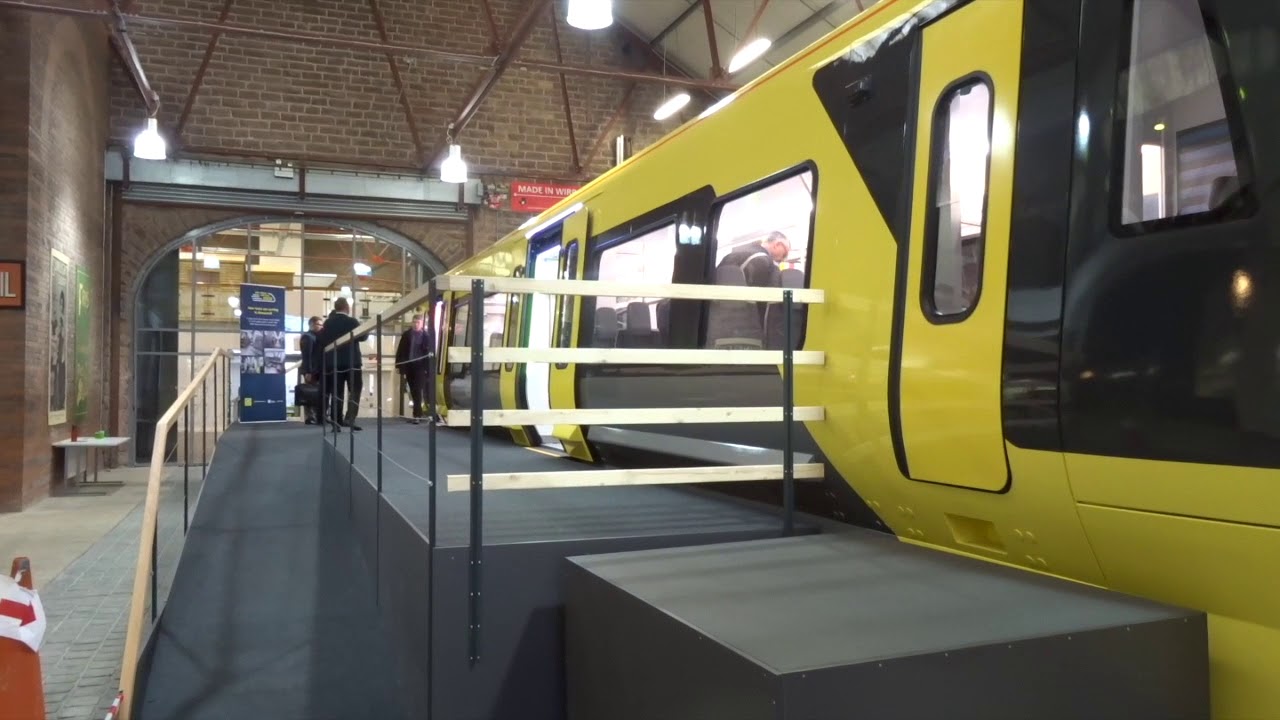 New Merseyrail train on display at Pacific Road - YouTube