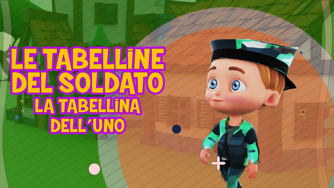 Tabellina dell'uno - Le tabelline del soldato - baby dance - canzoni ...