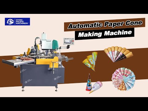 Automatic Ice Cream Cup Paper Cone Sleeve Making Machine|Ice Cream ...