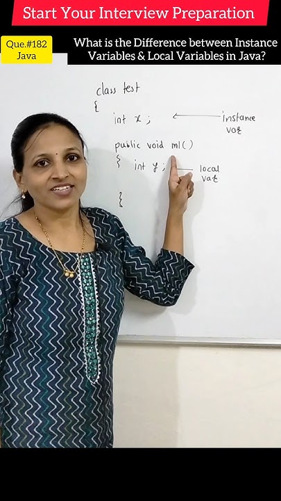 Difference between Instance Variables & Local Variables in Java. #shorts #youtubeshorts #viral ...