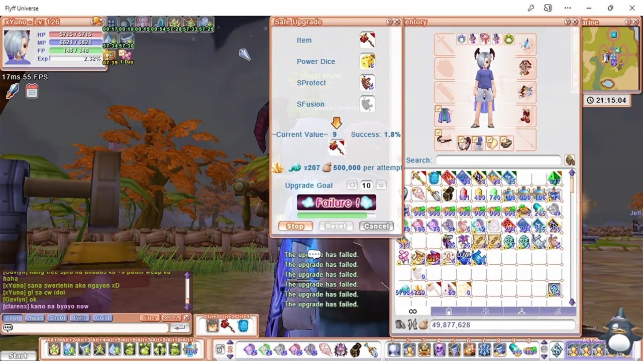 Flyff Universe l Upgrading Bloody Staff to +10 - YouTube