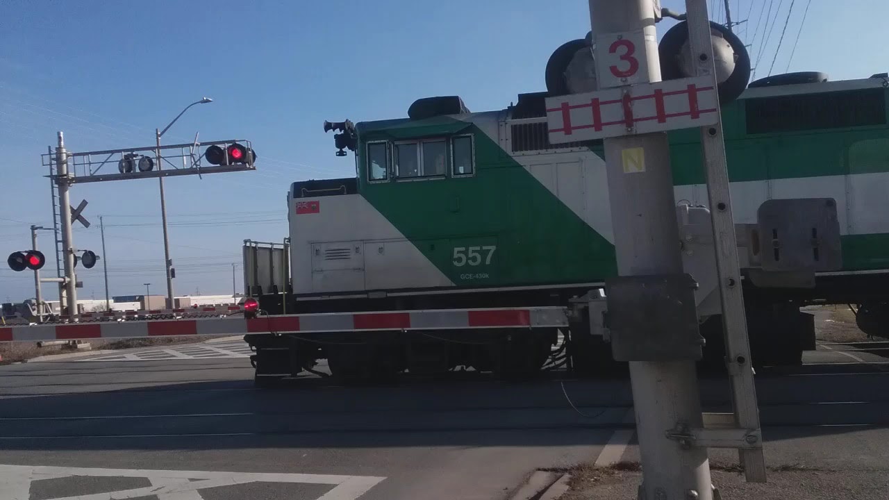 (F59 557) (Mid Old Cab Car 230) GO 1968 (Niagara Excursion) - 557 With ...