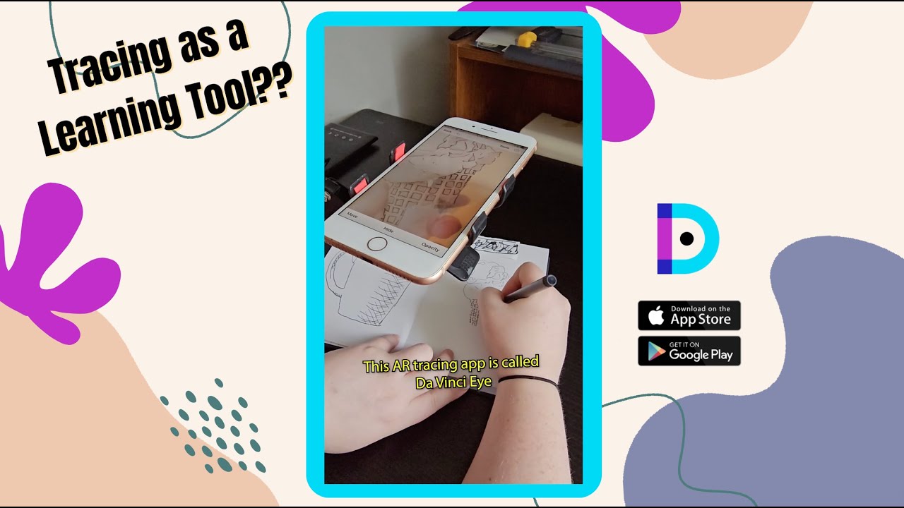 Tracing App for Beginners AND Professional Artists! Da Vinci Eye App ...