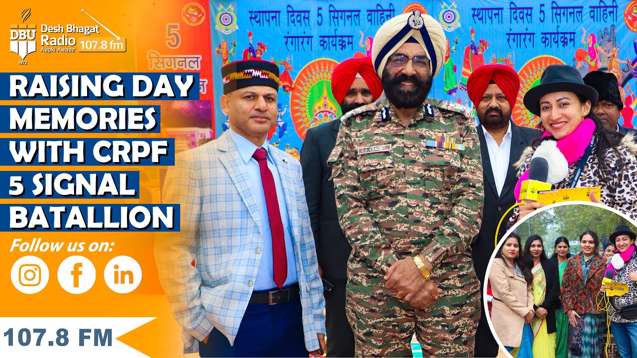 Raising Day Memories with CRPF 5 signal Batallion - YouTube