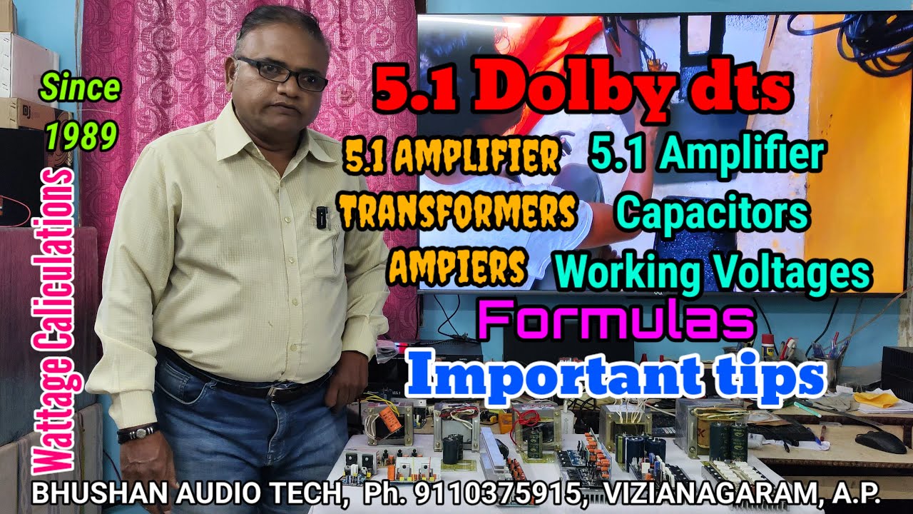 5.1 Dolby, Dts, Importent Tips, Formulas, Transformers, Capacitors ...