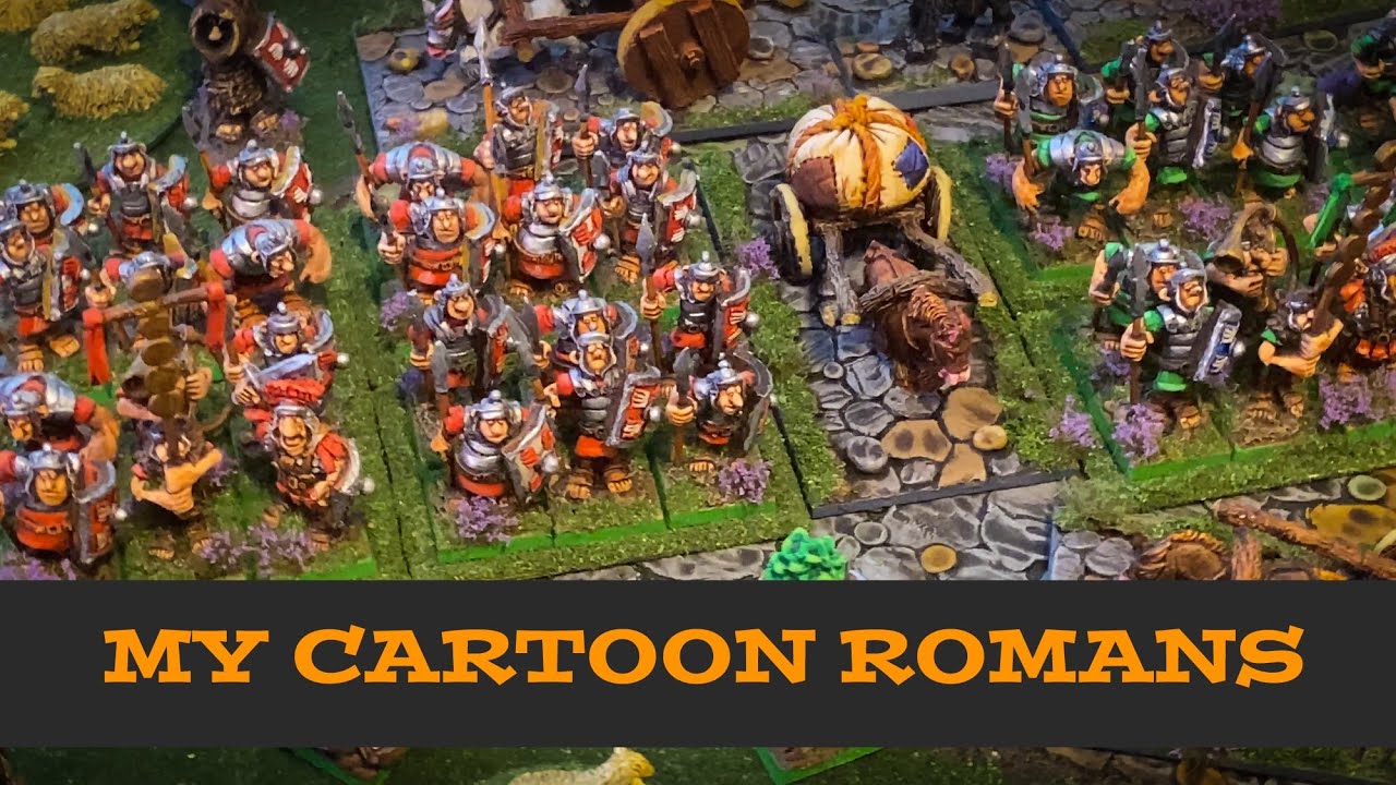 My 28mm CARTOON ROMANS soon to be released by theBattleforge. Here’s a ...
