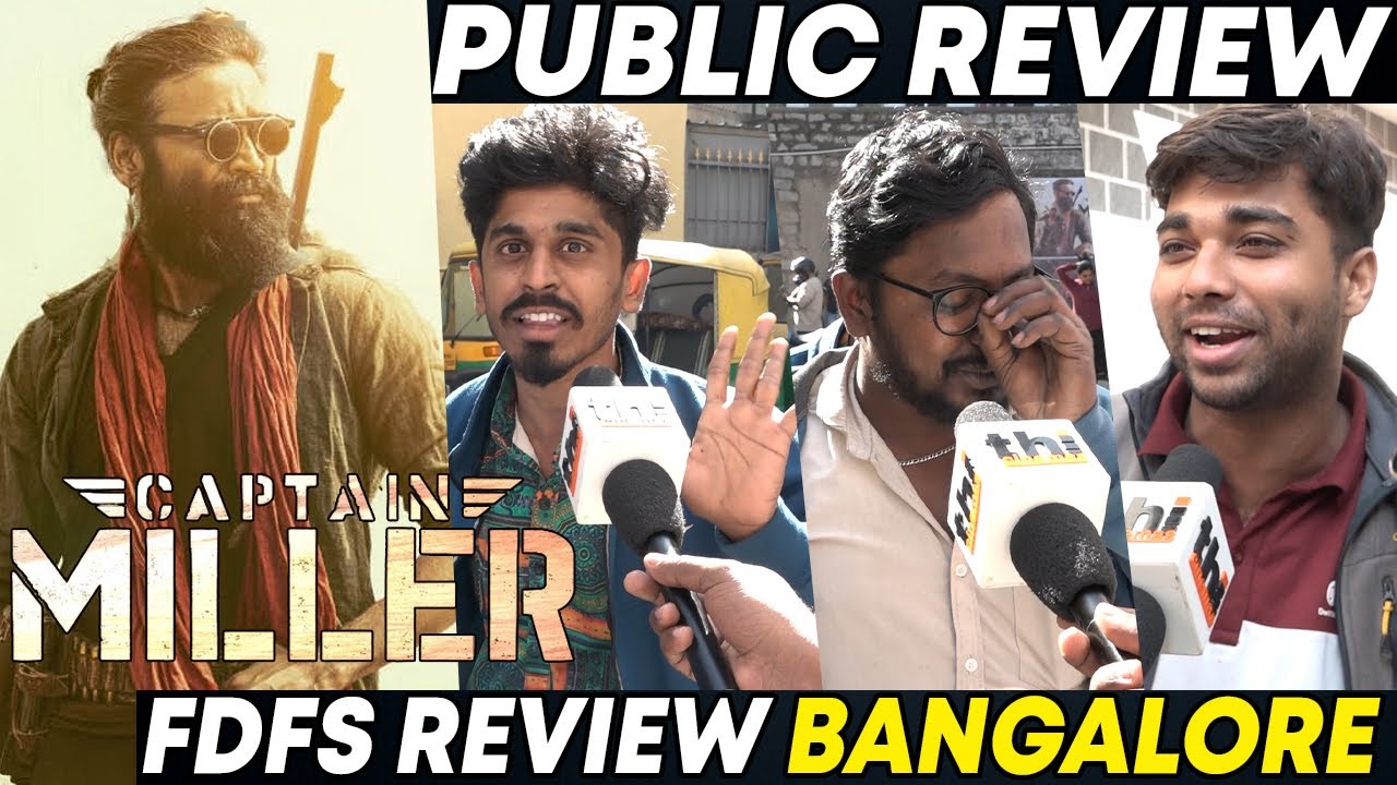 🔥Captain Miller Public Review | Captain Miller Review | Dhanush - YouTube