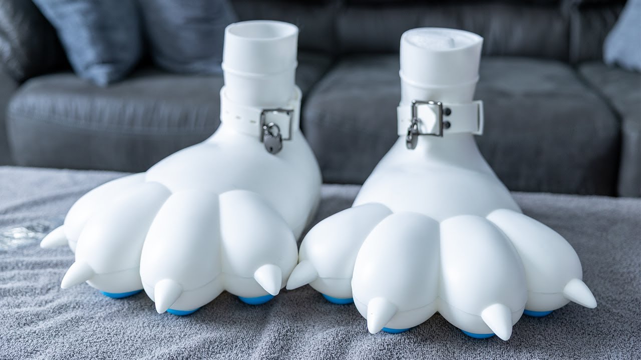 Unboxing Puffy Feet Paws From a New Inflatable Company! - YouTube