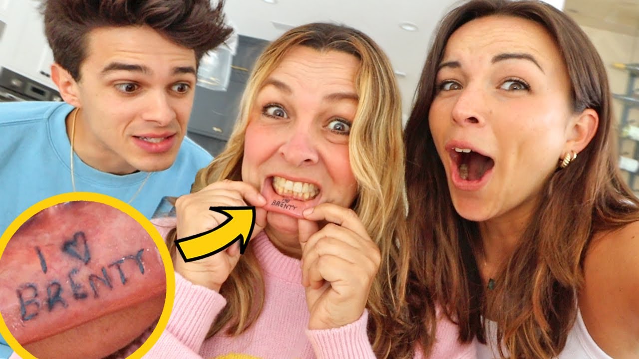 MOM GOT A RISKY TATTOO!! - YouTube