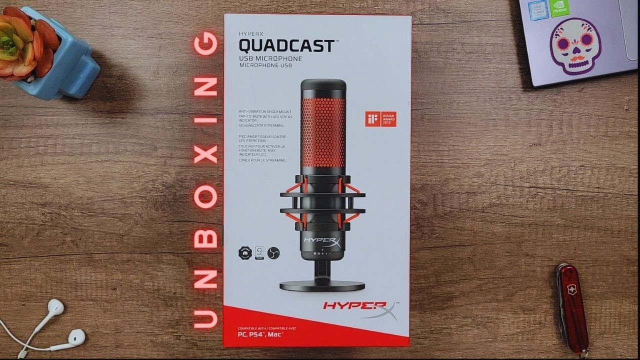 HYPER X QUADCAST UNBOXING Y PRIMERAS IMPRESIONES - YouTube