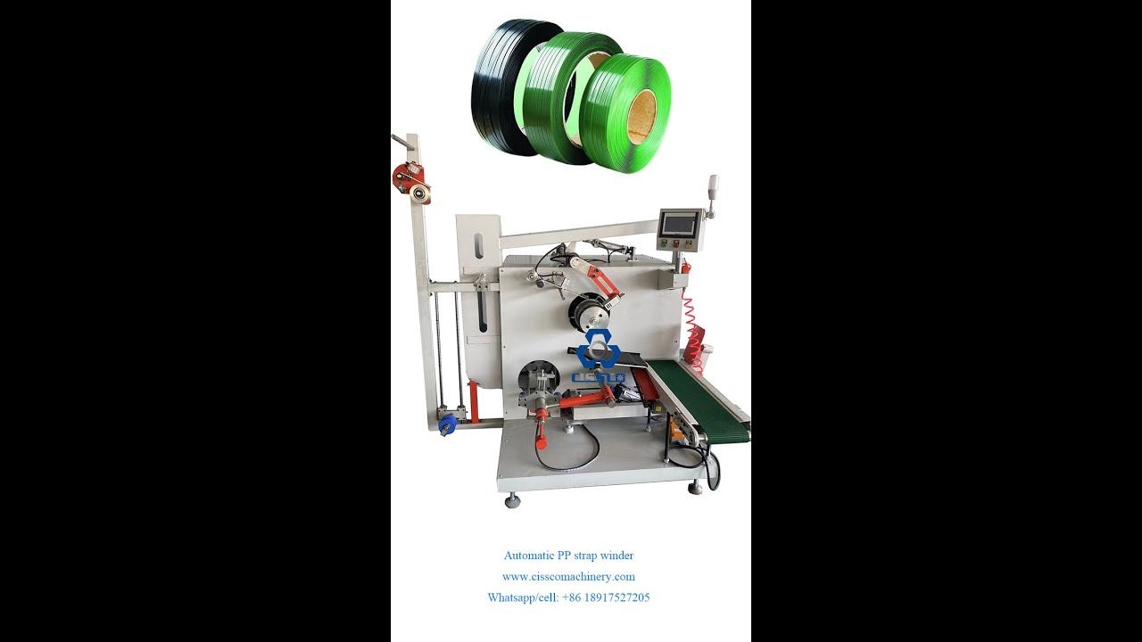 AUTOMATIC STRAP REWINDING MACHINE | PET | PP | STRAPPING BAND | BELT ...