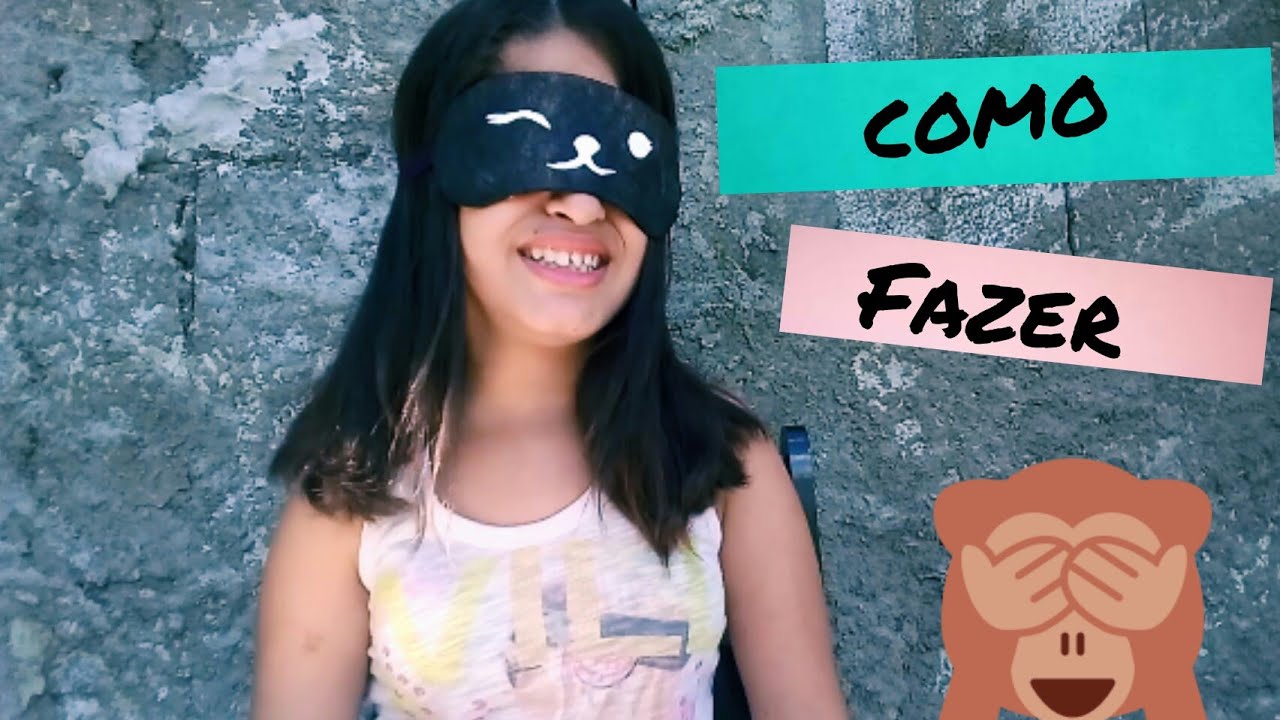 Como fazer venda para os olhos !!! - YouTube