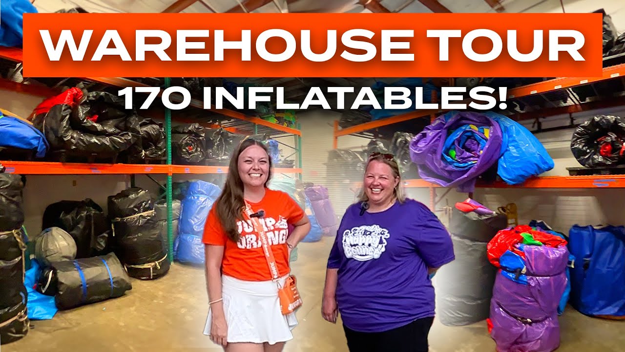 Bounce House Warehouse Tour with Jana Thompson - YouTube