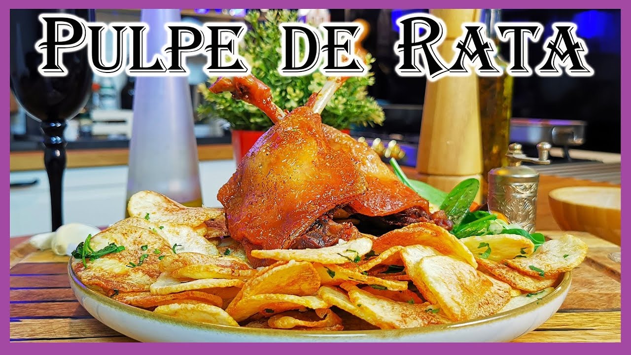 Pulpe de Rata Coapte [Confiate] in Untura de Rata si Cartofi cu Usturoi ...