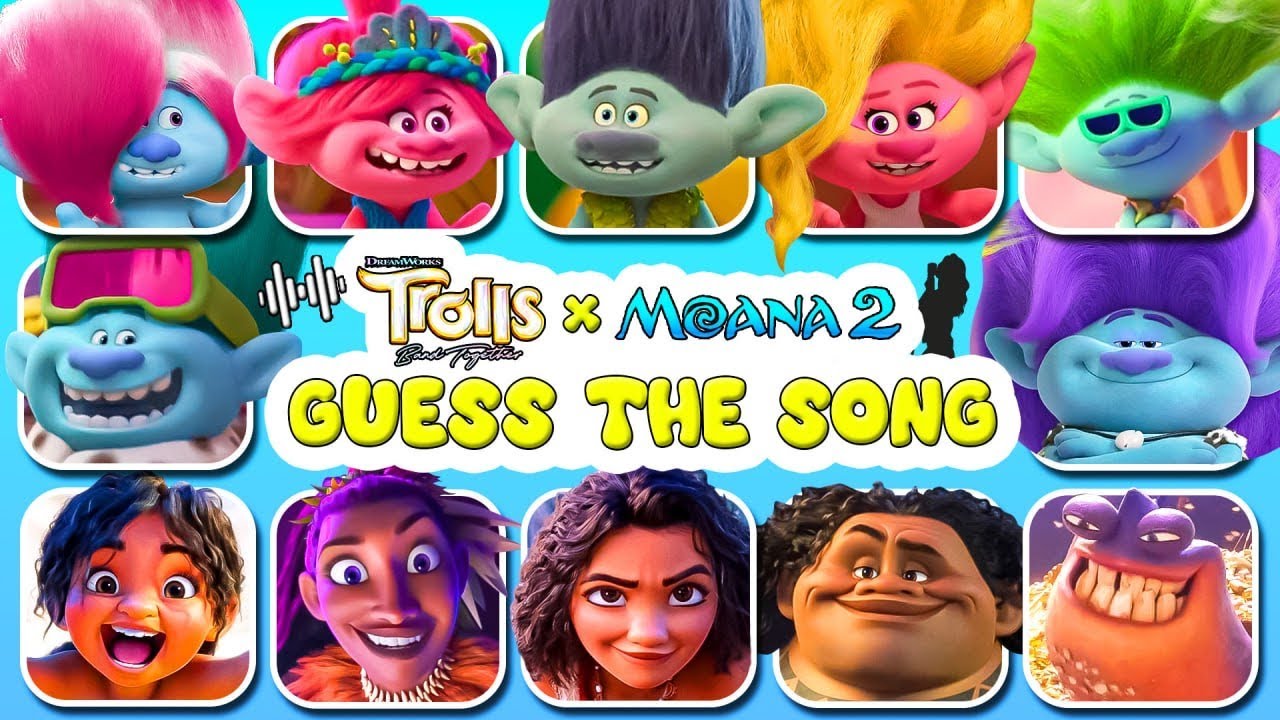 Guess The Trolls and Moana 2 Song | Who Sings Better? | John Dory ...