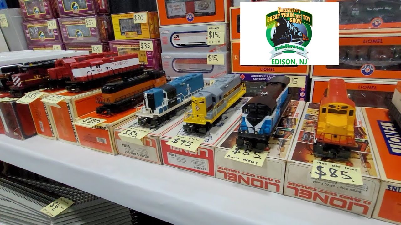 2024 Greenberg Edison Train Show Private Sellers AUG O Gauge - YouTube