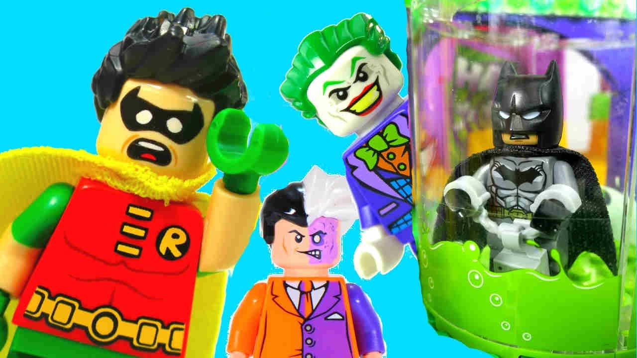 LEGO BATMAN Captured by Joker Rare Two Face Teen Titans Battle + Robin ...