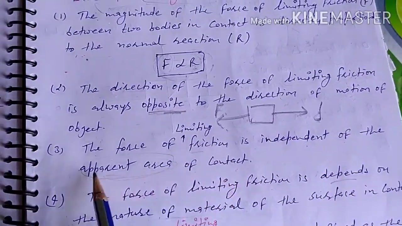 Friction And Laws Of Limiting Friction YouTube friction-and-laws-of-limiting-friction-youtube