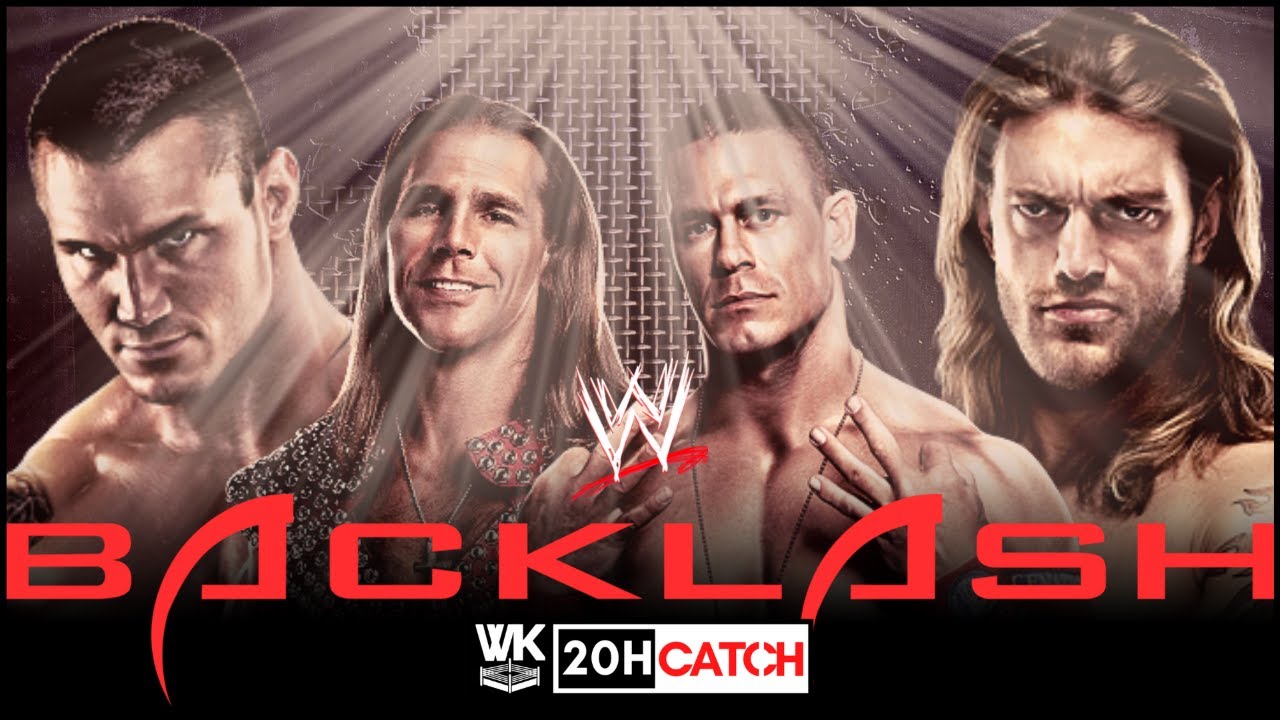 WWE Backlash 2007 - Cena/HBK/Edge/Orton - 20HCATCH - YouTube