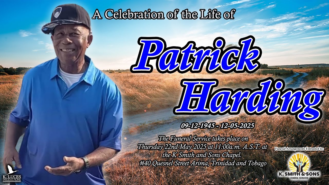 Funeral Service of Patrick Harding - YouTube