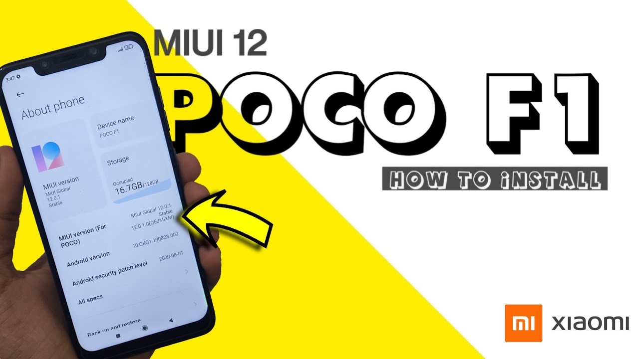 Poco F1 miui 12 OTA update | how to install miui12 | miui 12 top secret ...
