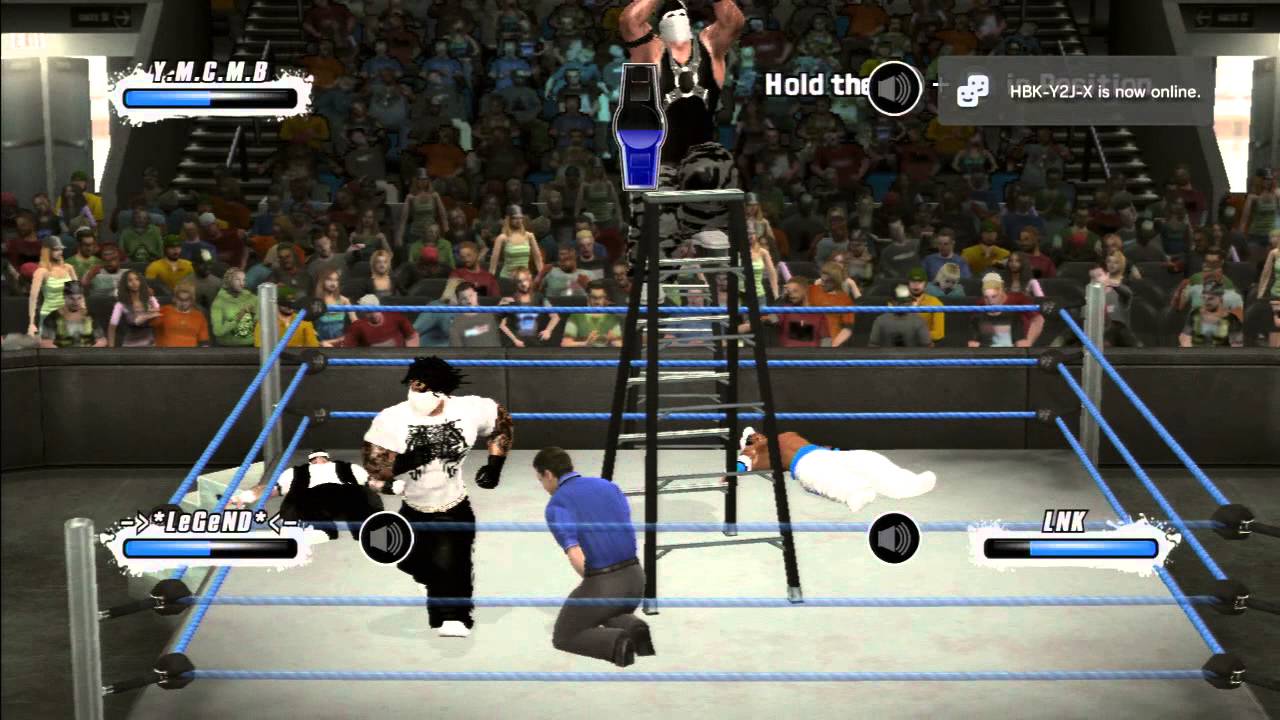WWE SvR 09 Me and RYU vs Ronnie and Code - YouTube