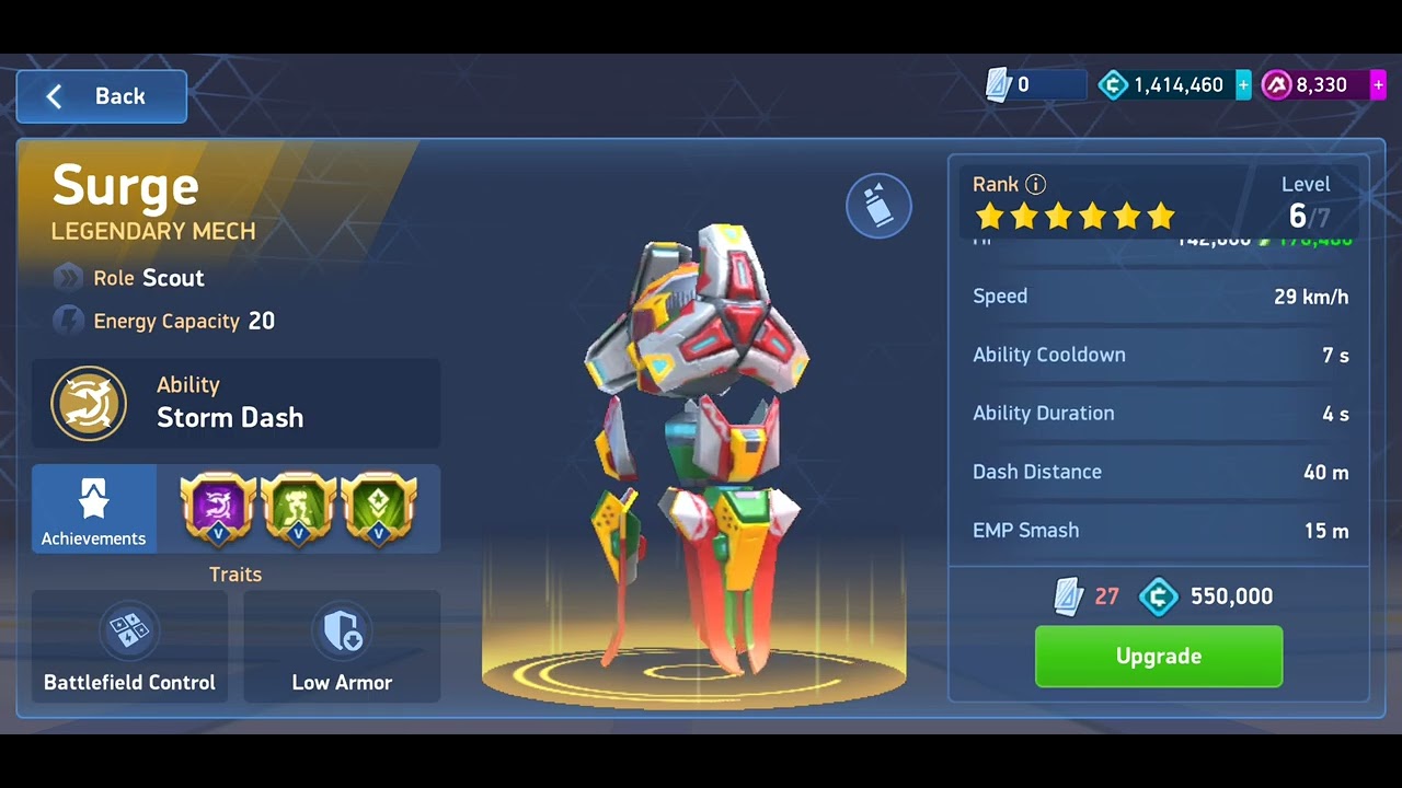 Maxing Surge| Mech Arena - YouTube