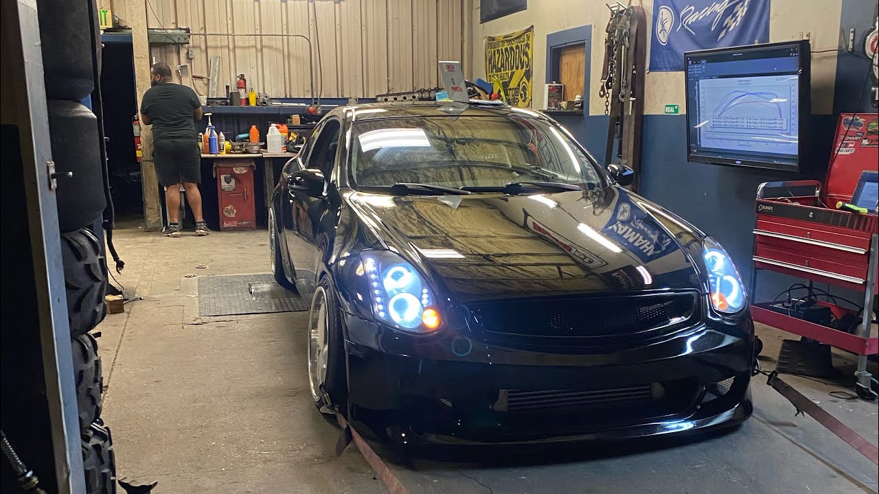 Turbo G35 Dyno day - YouTube