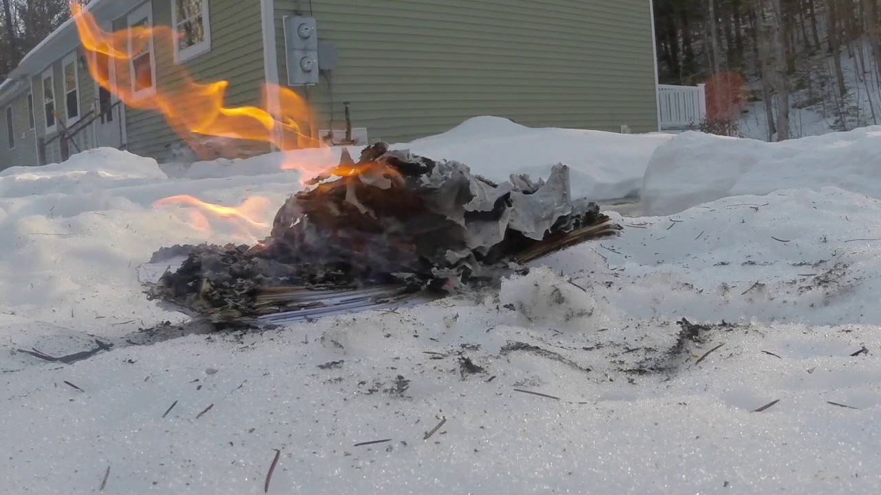 burning homework - YouTube