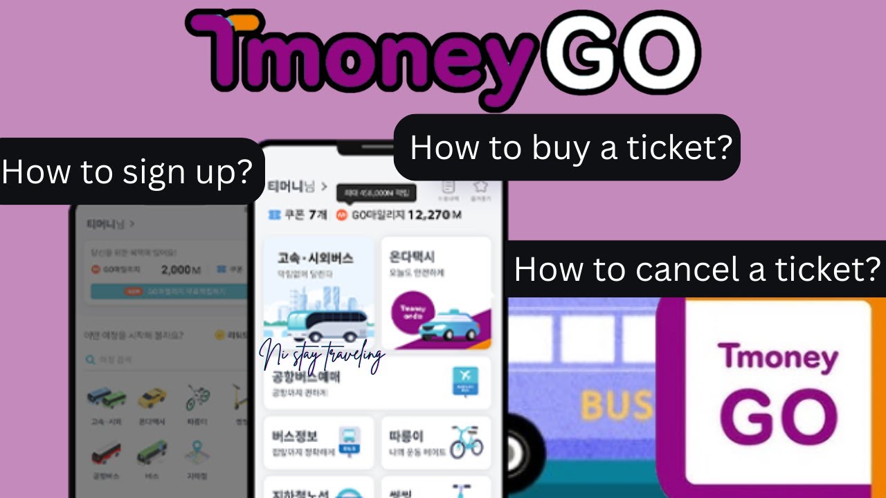 HOW TO SIGN UP ON THE TMONEY GO APP | Traveling in South Korea - YouTube