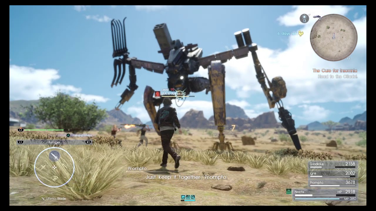 Final Fantasy XV XV Noctis VS Ultimate Magitek Armor - YouTube