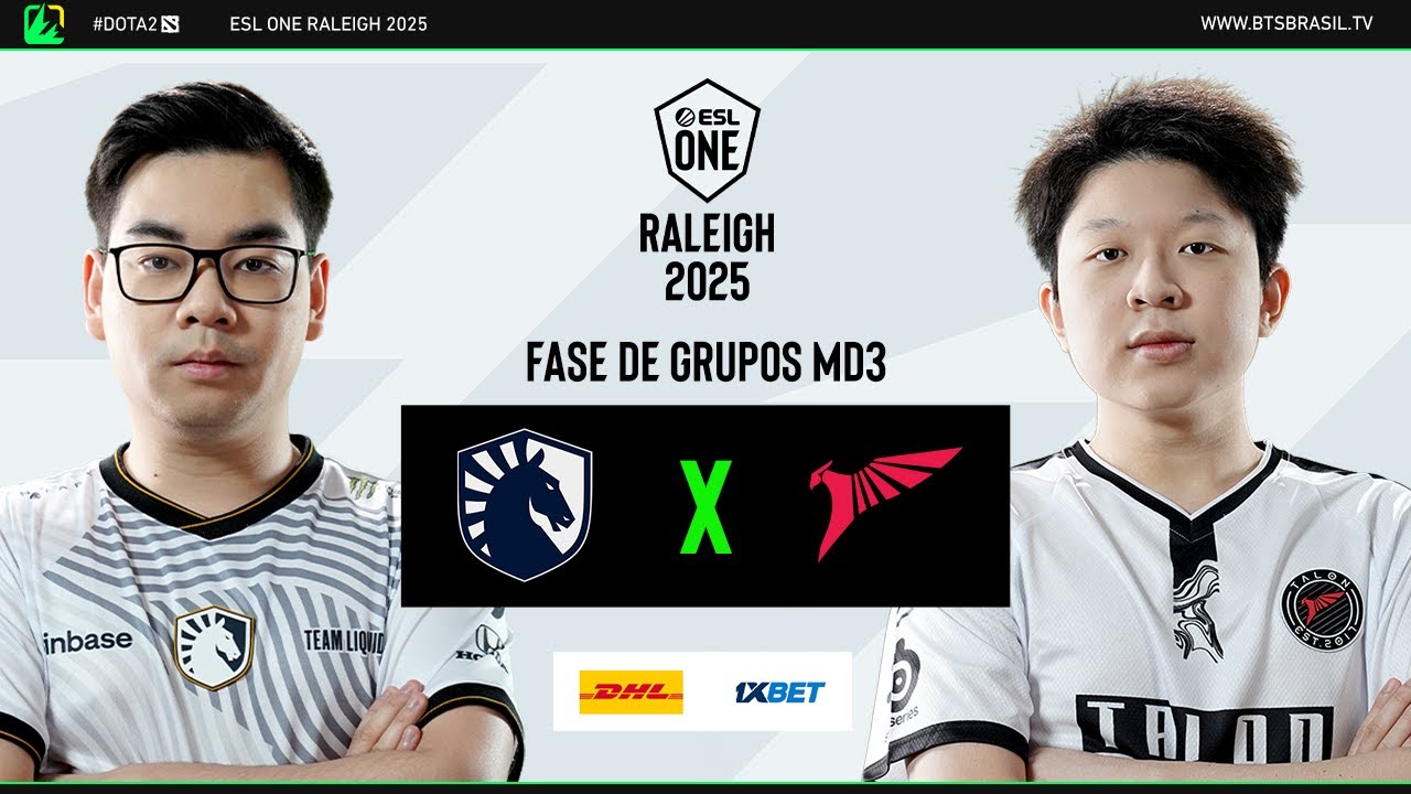 ESL ONE Raleigh | Team Liquid x TALON Esports | Fase de Grupos | LIVE B ...