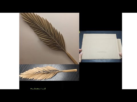 Cardboard Leaf | Realistic Cardboard Leaf | Paper Leaf | diy home decor ...