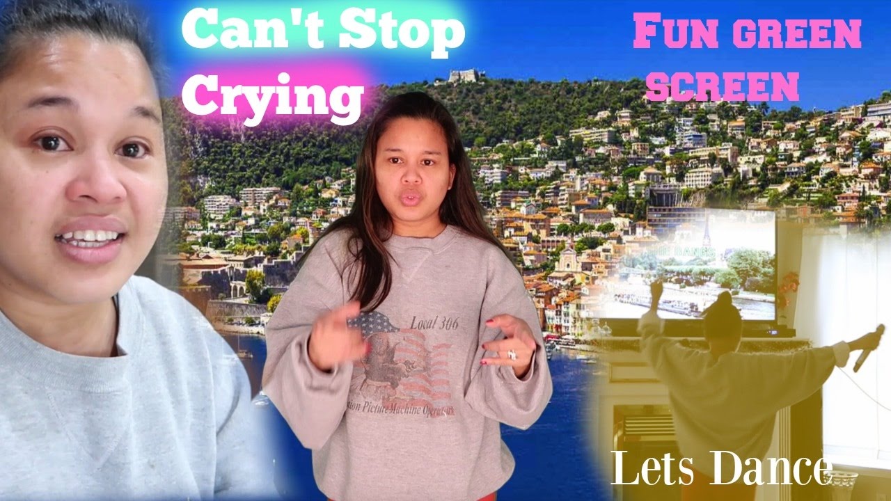 Can't Stop Crying + Fun Doing Green Screen - YouTube