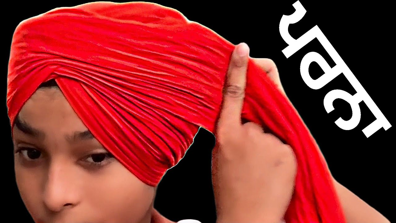 how to tie free hand parna | parna tutorial | wattan wala parna ...
