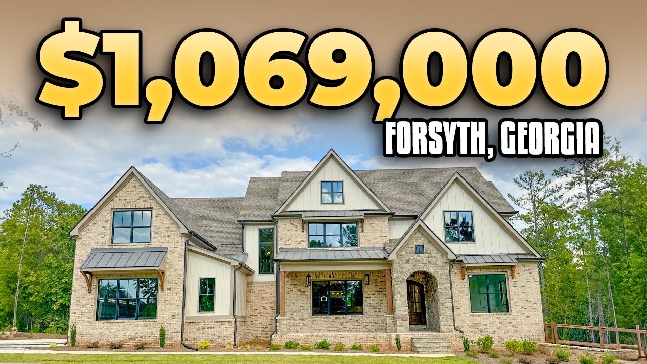 Moving to Forsyth GA: Stunning 4-Bedroom Home Tour in River Forest ...