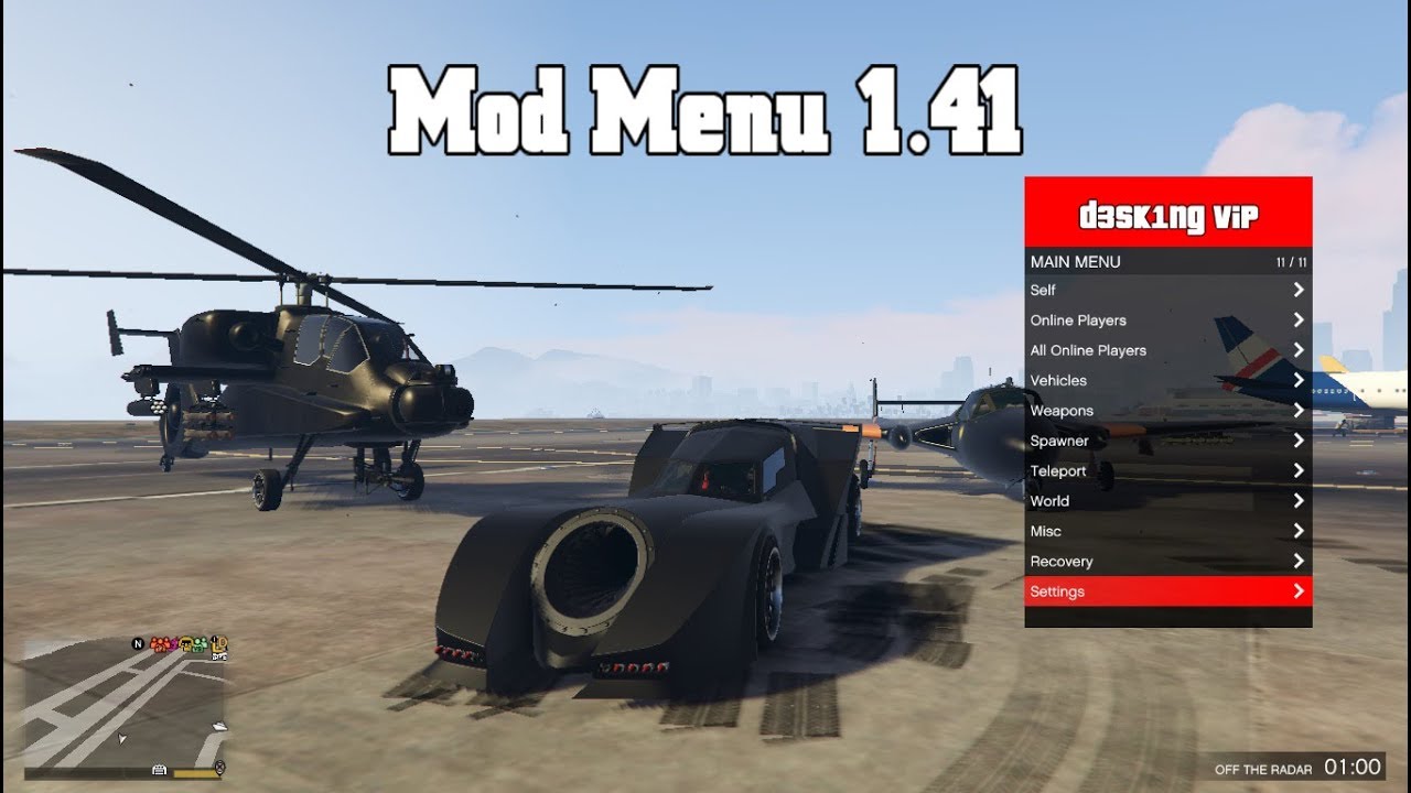 GTA Online - How To Get A Mod Menu Online (1.41) - YouTube