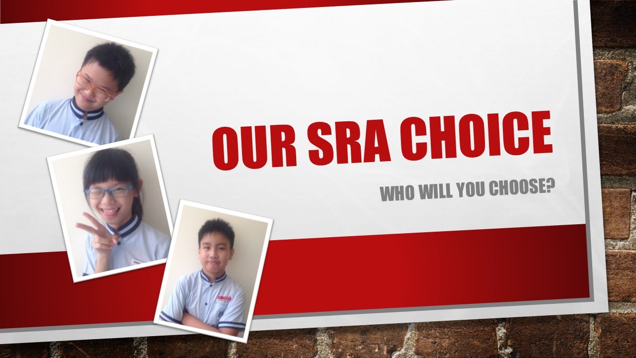 The SRA (School Reading Ambassador) Choice! - YouTube