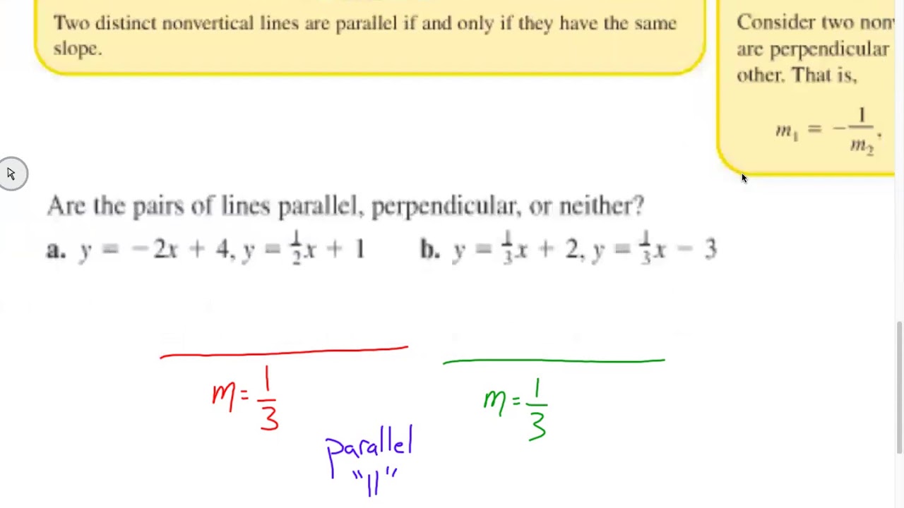 H Algebra II Chapter 3 Section 3 part 2 - YouTube